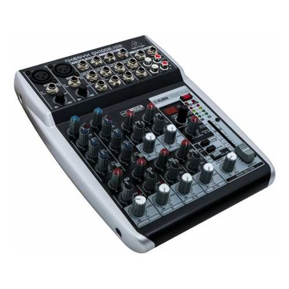MESA DE SOM 10 CANAIS XENYX QX1002 USB BEHRINGER - enterlight