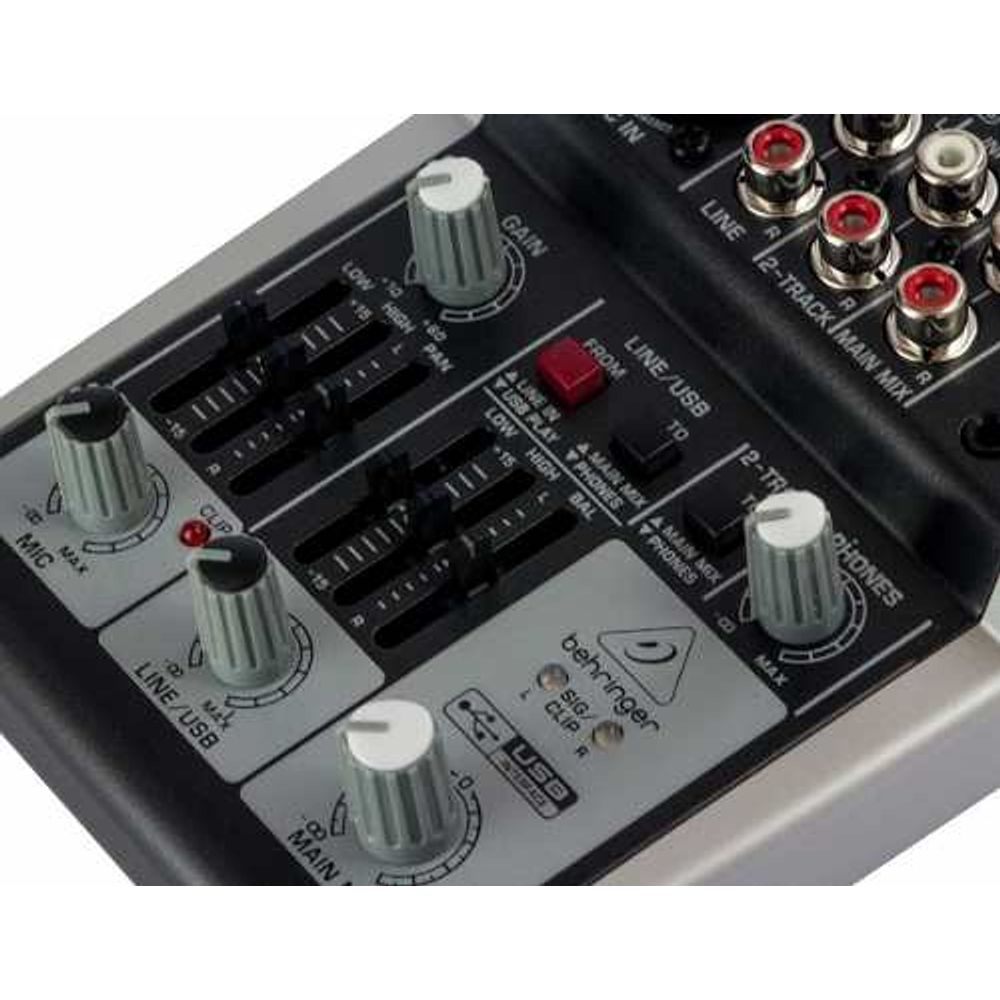 MESA DE SOM 3 CANAIS XENYX 302USB BEHRINGER - enterlight