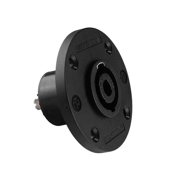 CONECTOR SPEAKON FEMEA LINHA 4 VIAS PAINEL NL4MPR REDONDO COM TRAVA ...