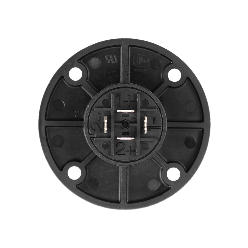 CONECTOR SPEAKON FEMEA LINHA 4 VIAS PAINEL NL4MPR REDONDO COM TRAVA ...