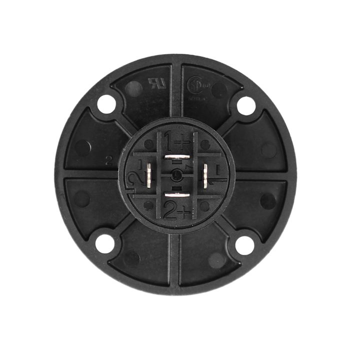 CONECTOR SPEAKON FEMEA LINHA 4 VIAS PAINEL NL4MPR REDONDO COM TRAVA ...