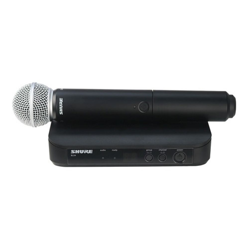 MICROFONE SEM FIO DE MAO PROFISSIONAL BASTÃO BLX24BR/PG58-M15 SHURE - enterlight