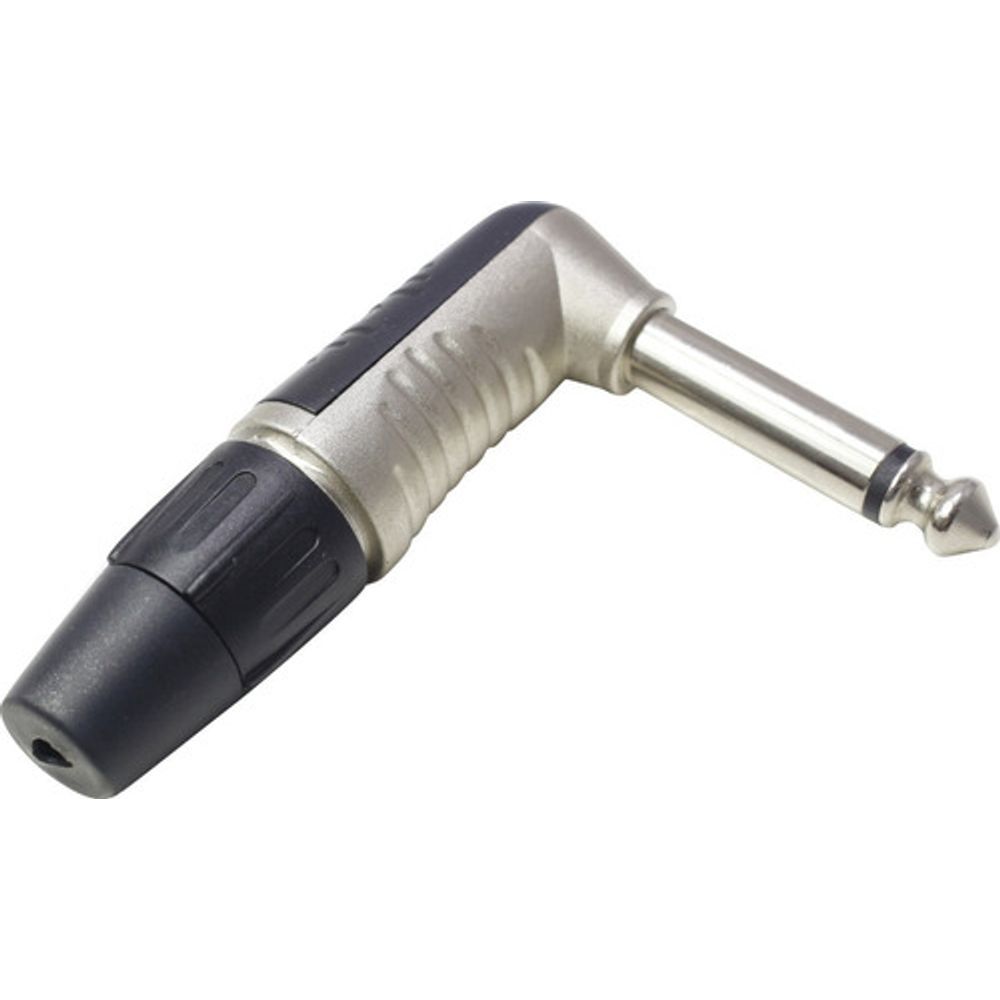 PLUG P10 MONO NIQUELADO ANGULADO CACHIMBO RP2RC REAN - enterlight