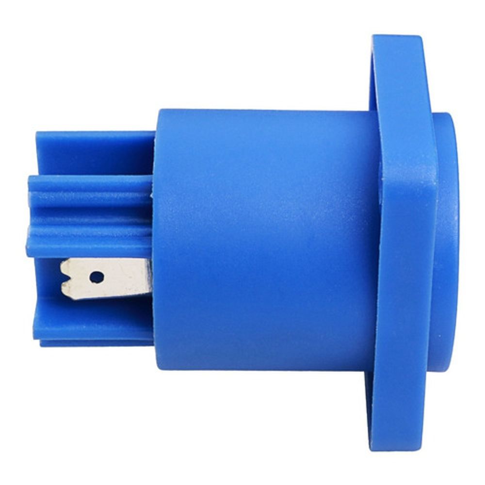 CONECTOR POWERCON FEMEA 3 VIAS PAINEL QUADRADO IN AZUL LU-71394A ...