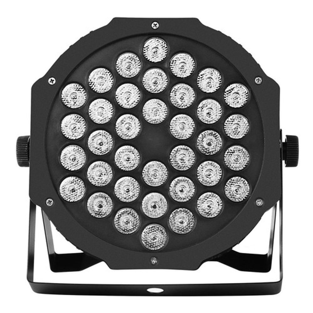 REFLETOR LED PAR 36 LEDS 1W RGB SLIM PAR 36 LUMINOS - enterlight