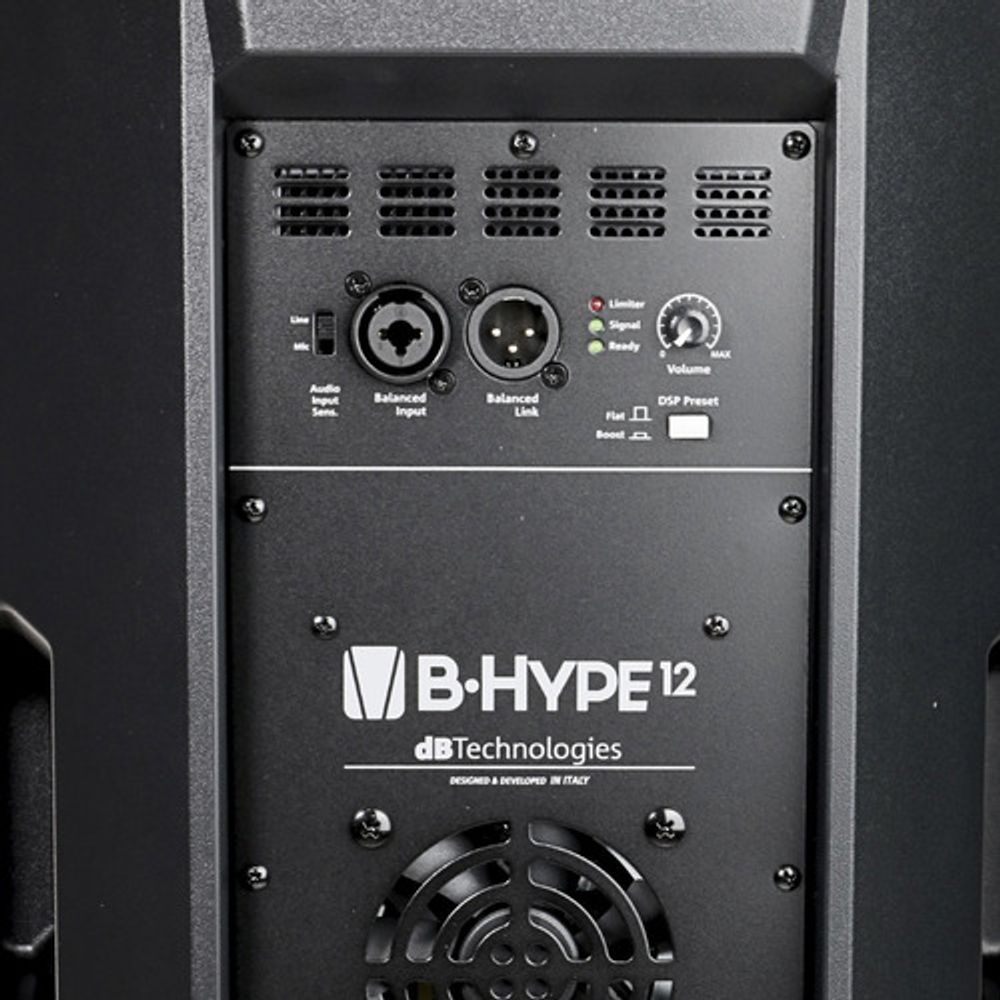 CAIXA DE SOM ATIVA 12 POLEGADAS 220V B HYPE 12 DB TECHNOLOGIES - enterlight