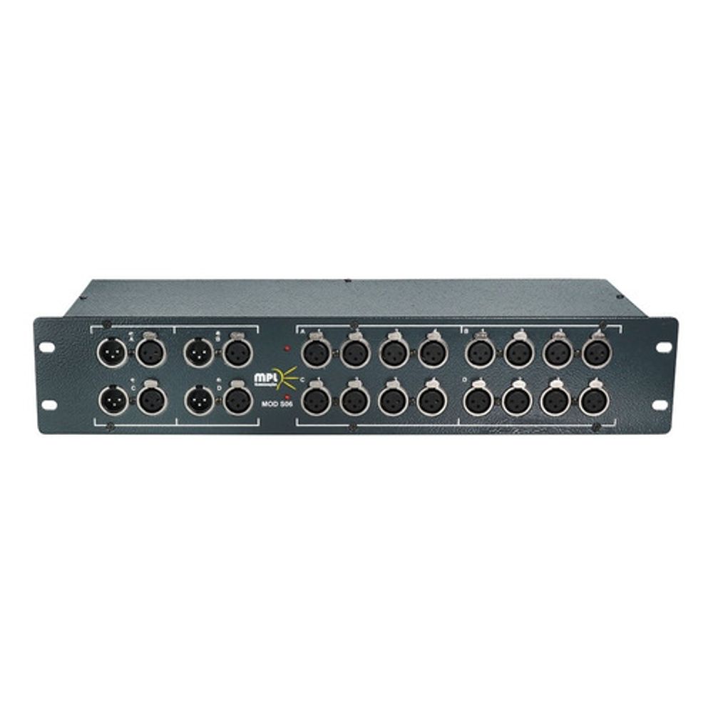 SPLITTER DMX 4 ENTRADAS 16 SAIDAS MPLS06H MPL - enterlight