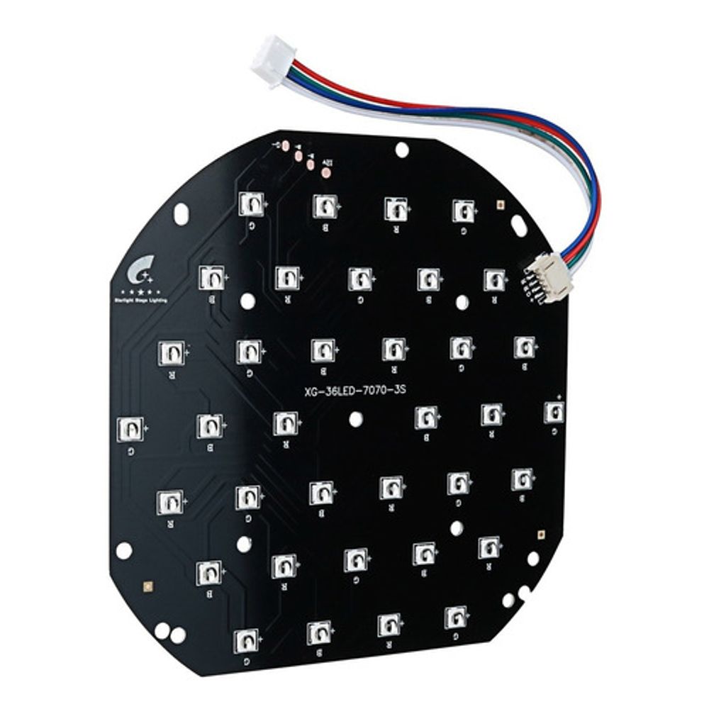 PLACA DE LED PARA REPOSIÇÃO COM 36 LEDS 1W RGB SLIM PAR 36 LUMINOS ...